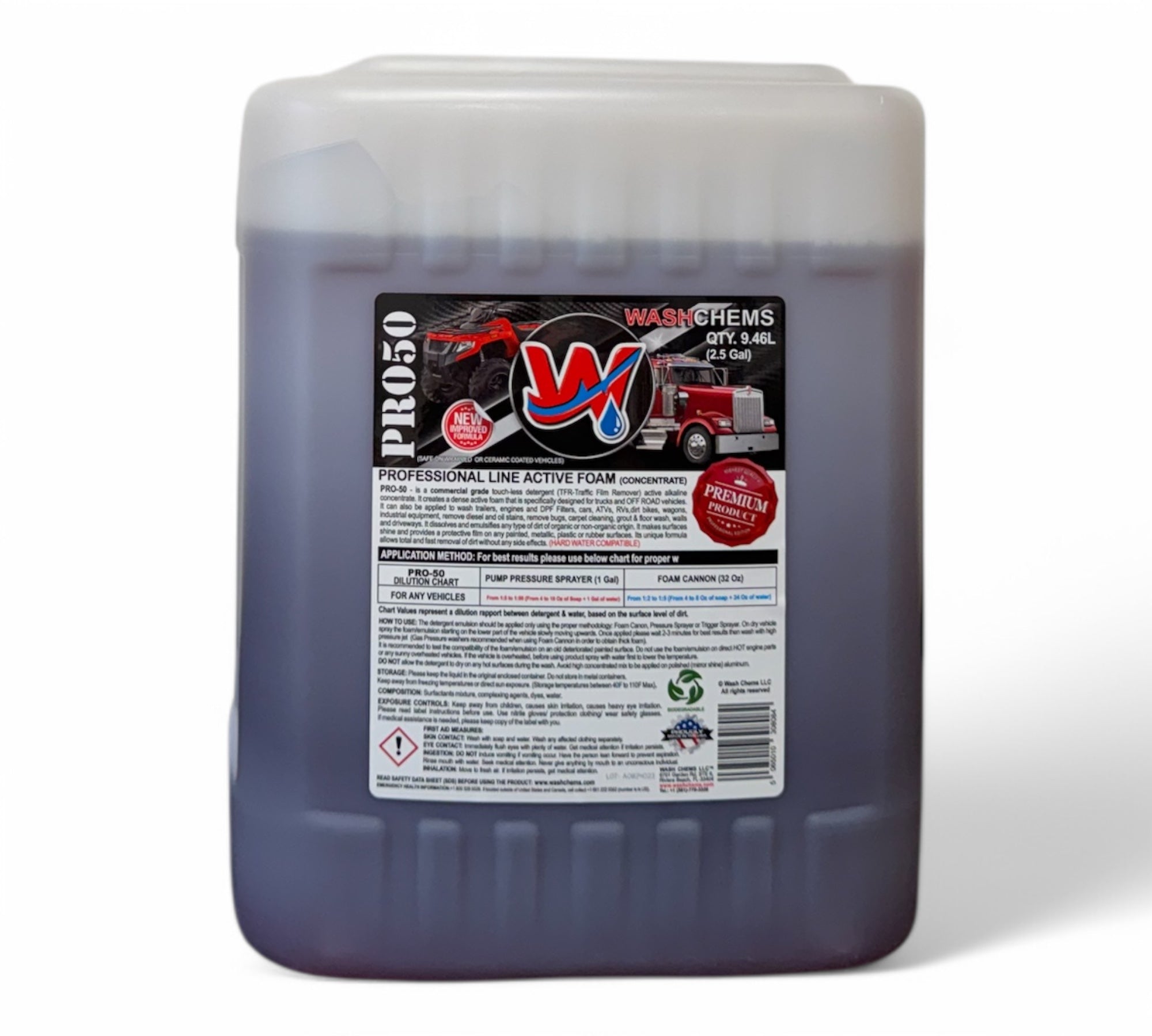 PRO-50 (2.5 Gal) Commercial Grade One Step Detergent